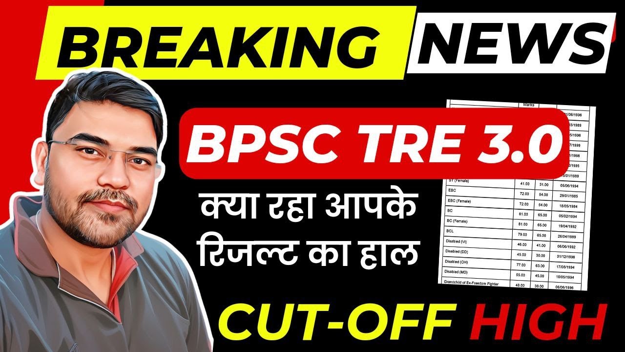 How to Check BPSC TRE 3 RESULT| BPSC TRE 3 Cut off | BPSC 1-5 & 6-8 Result | कुल 10 विषयों का ...