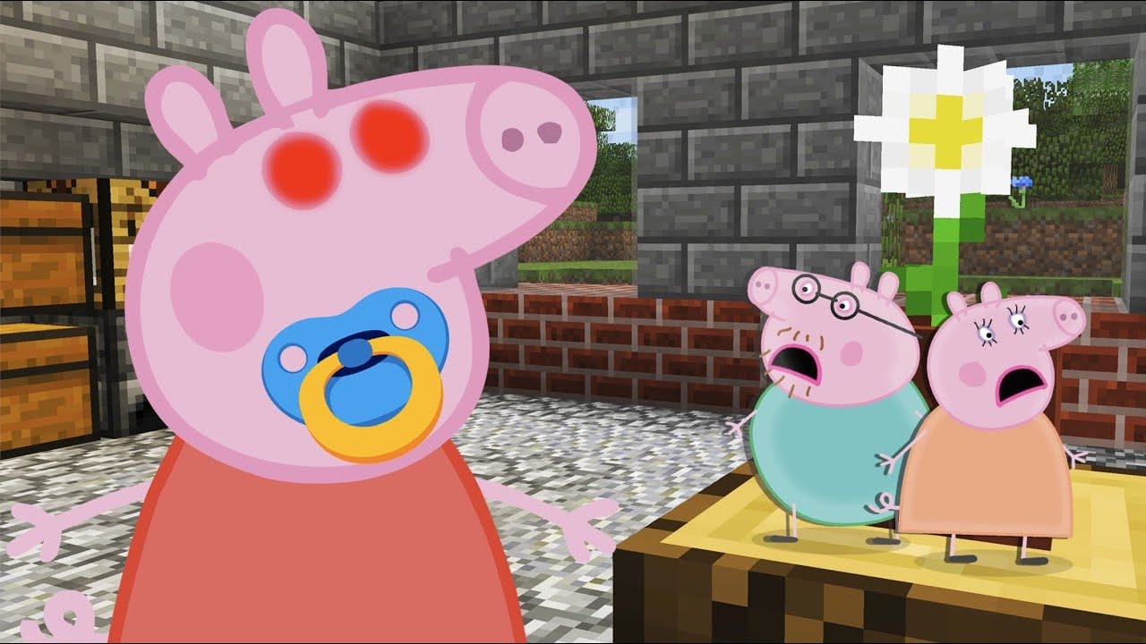 Evil Baby Peppa Pig Hide And Seek In Minecraft - YouTube