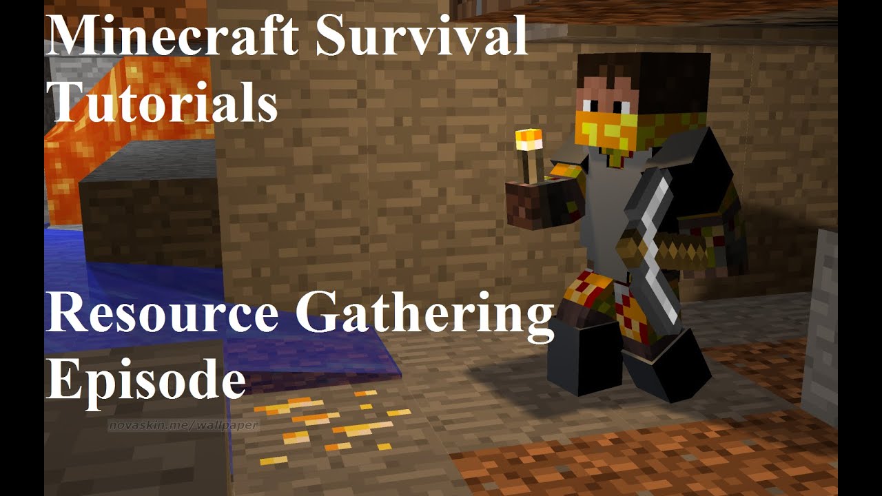 Minecraft S.S. Resource Gathering Episode 1: Mining and mining and ...