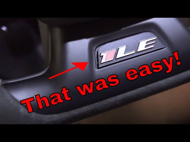 1le Logo Yoaoo 2Pack OEM Zl1 1LE Emblem Badges 3D Letter Compatible
