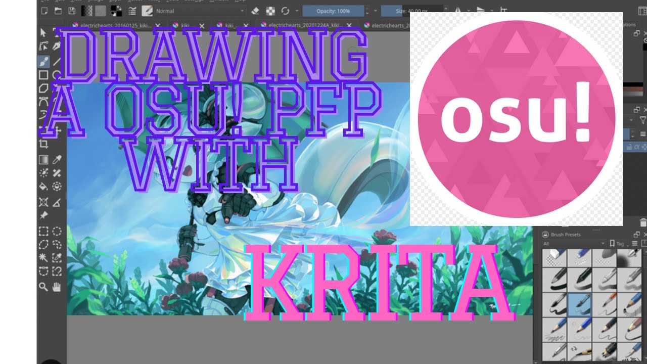 Drawing an Osu! pfp - YouTube