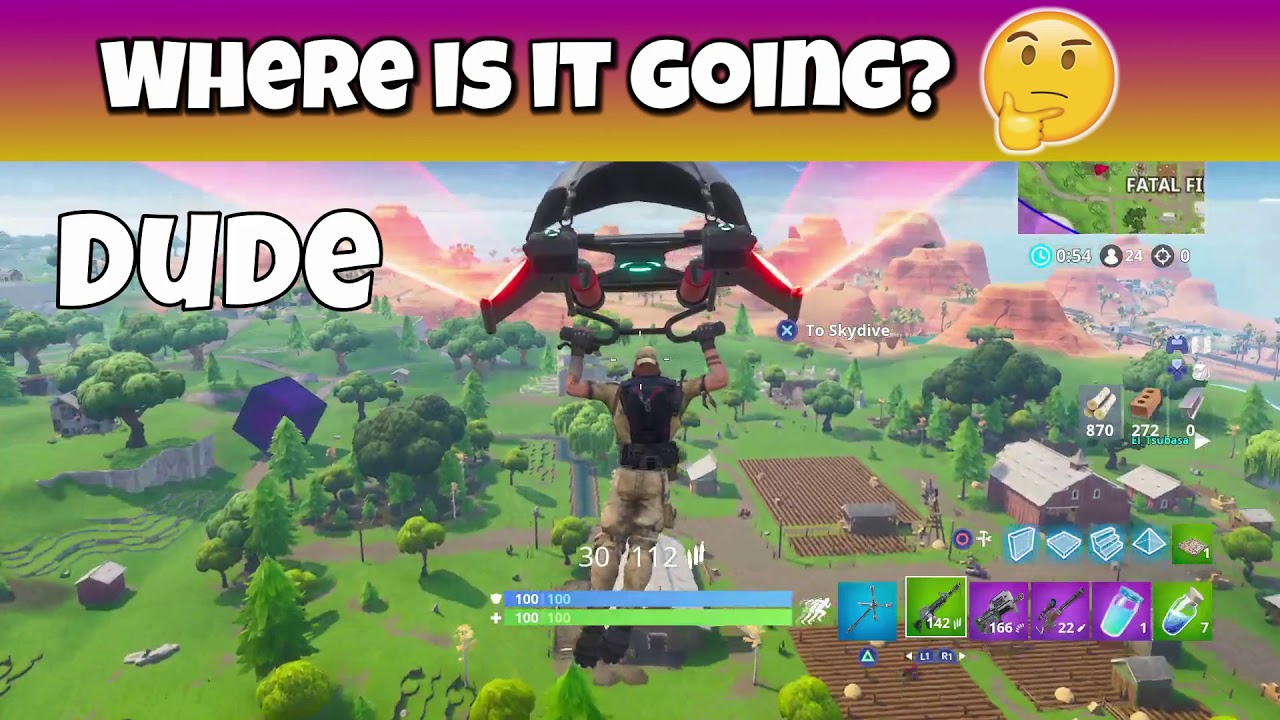 Where is the cube in Fortnite going? - YouTube