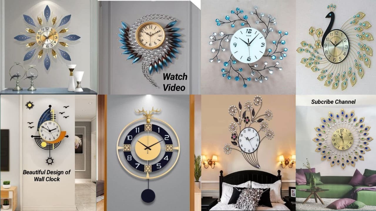 Wall Clock design! living room wall clock design! bedroom wall clock ...