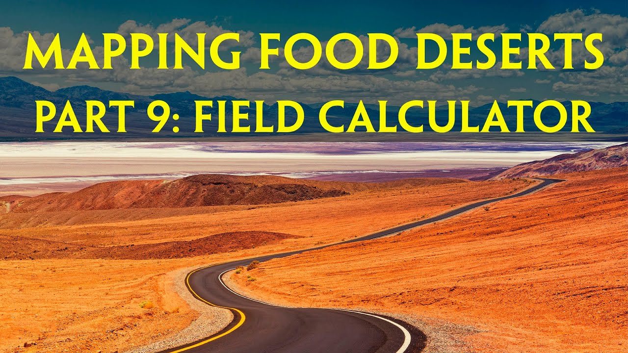 Mapping Food Deserts Part 9 - YouTube