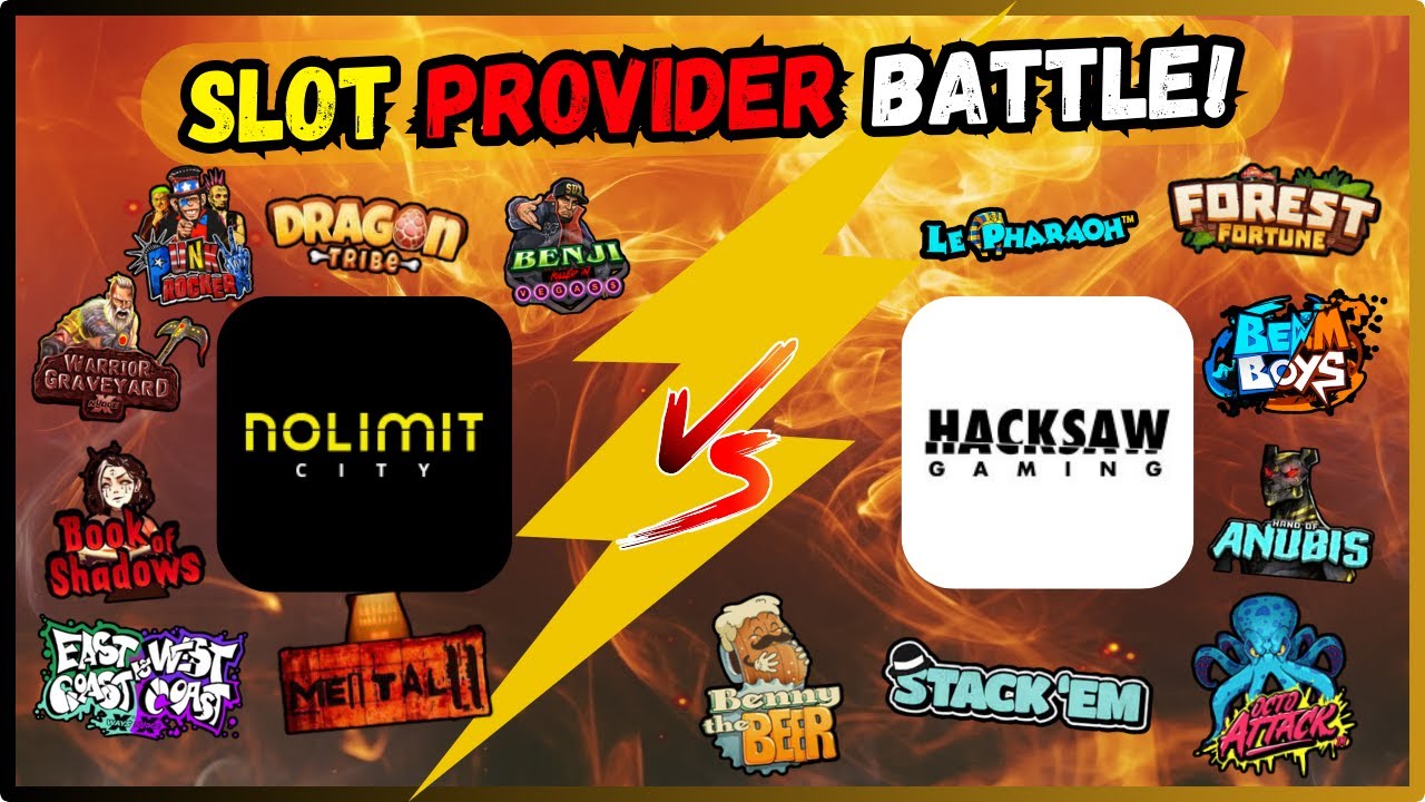 💥SLOT PROVIDER BATTLE! 🎰 NoLimit City VS Hacksaw Gaming! Which Provider ...
