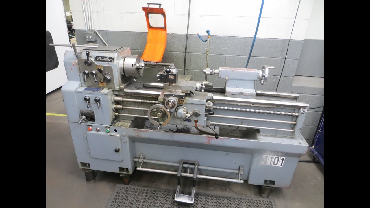 Cadillac 1440 Engine Lathe, 8" 3-Jaw Chuck, Aloris 2-Way Tool Post ...