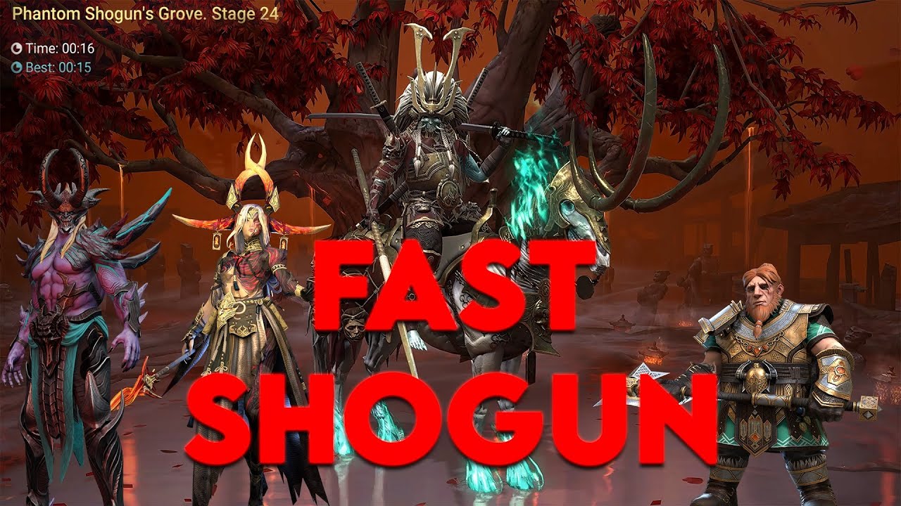 15 Second Phantom Shogun Team! Unleash the Gnut! | Raid: Shadow Legends ...