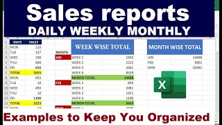 Excel Sales Report Template