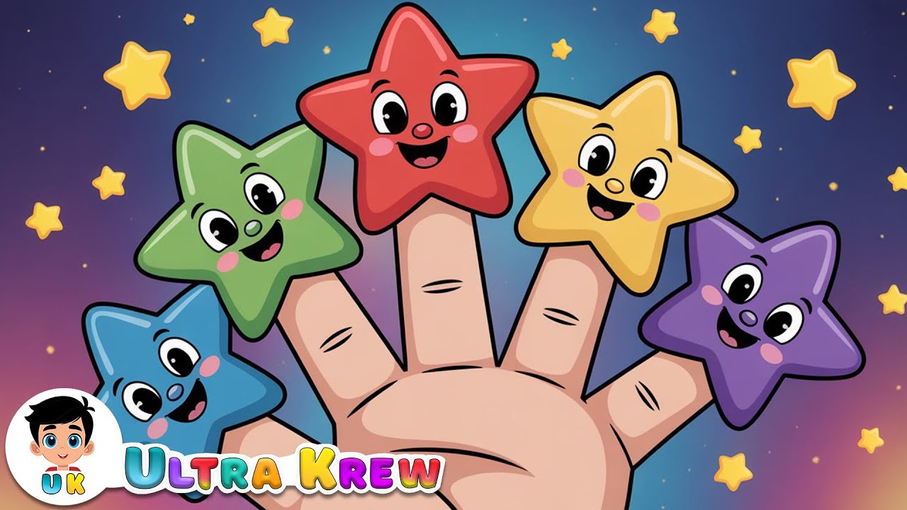 Star Finger Family + More Nursery Rhymes For Kids And Babies - YouTube