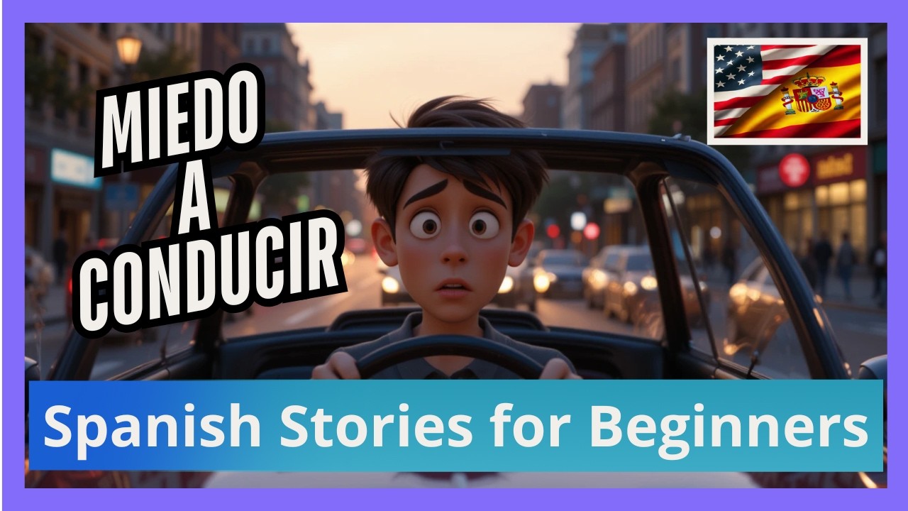 Afraid to Drive? 🚗 Tomás Finds Courage | Spanish Story for Beginners ...