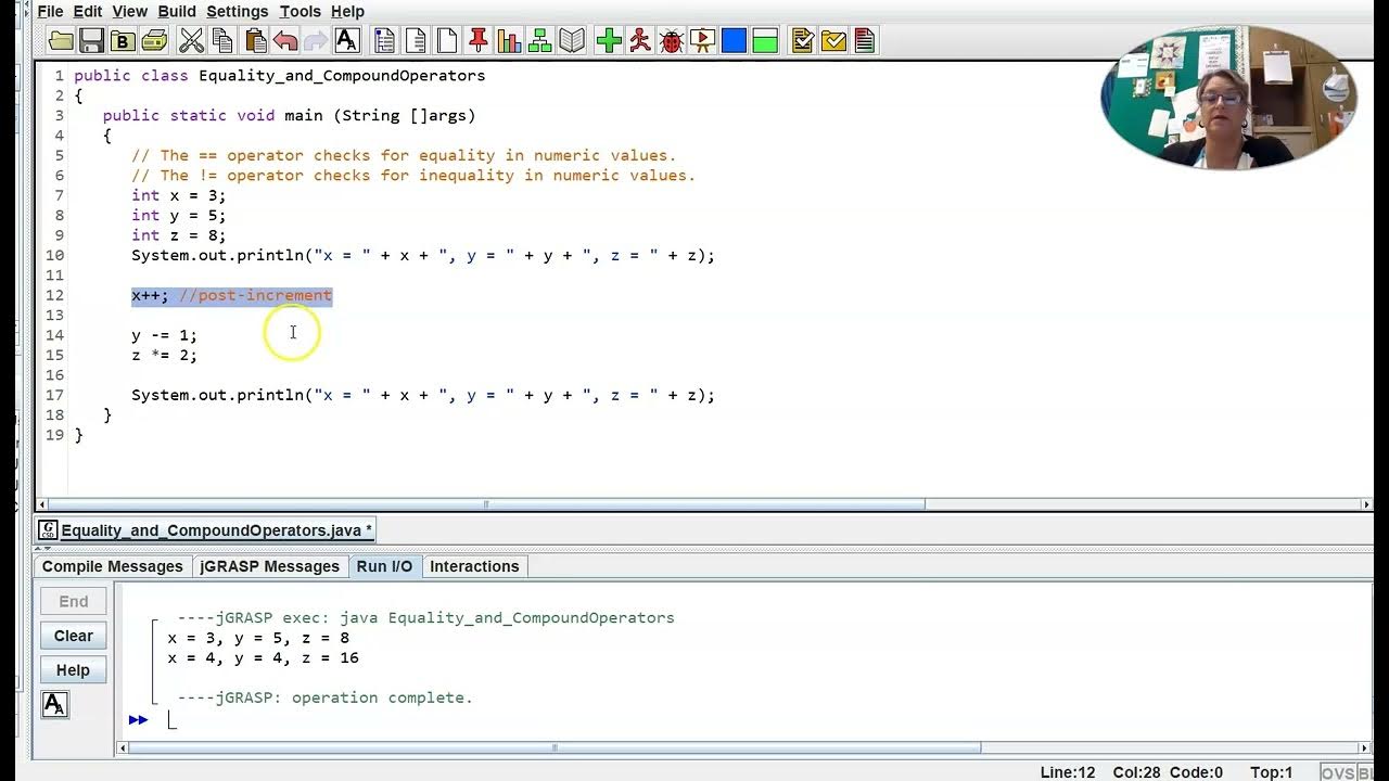 U1L2 Equality and CompoundOperators - YouTube