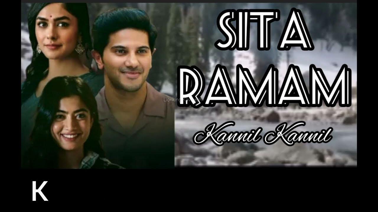 Kannil kannil song cover Lyrical video Malayalam/Sita ramam/dulquer /mrunal/rashmika ...