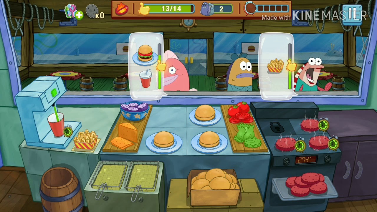 Spongebob : Krusty Cook Off - Gameplay Part 11 - YouTube