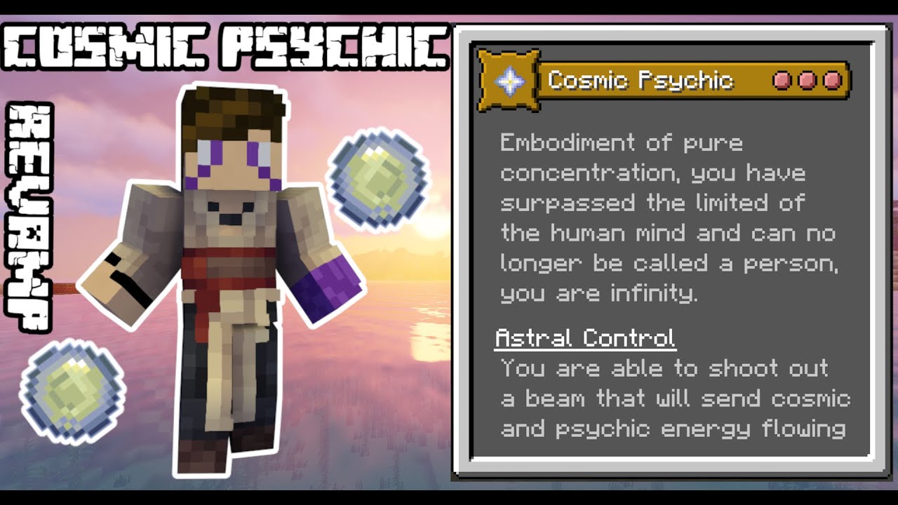 Minecraft Origins Mod: Cosmic Psychic! (Custom Origin) - YouTube