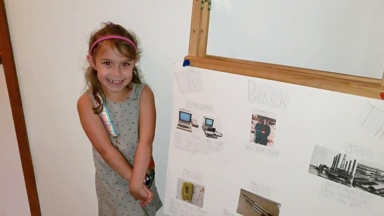 Kimberly's "Then and Now" project - YouTube