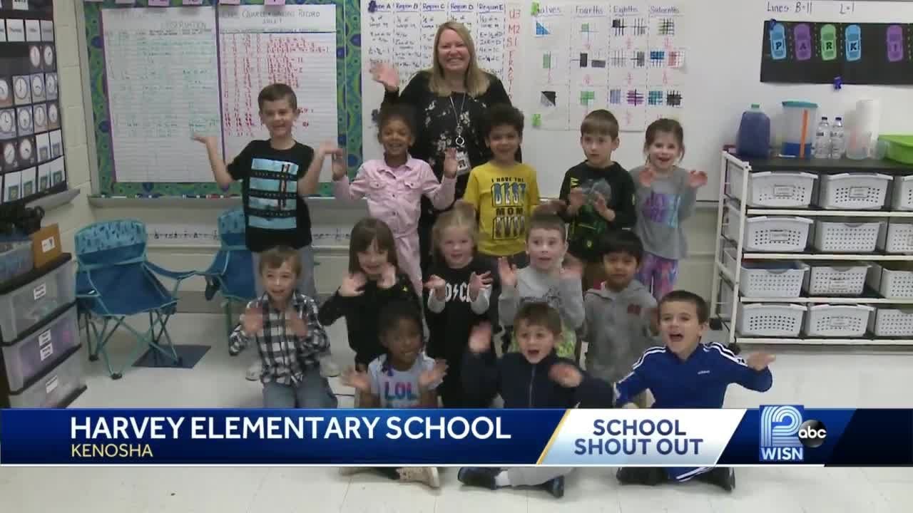 1/28 School shout out: Harvey Elementary School - YouTube