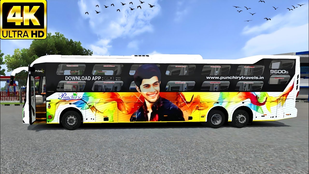 Punchiry Travels New Volvo 9600 Sleeper Bus in Bus Simulator Indonesia ...