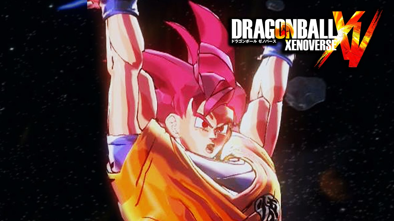 Dragon Ball XENOVERSE - Super Saiyan God Goku Attacks Review - YouTube