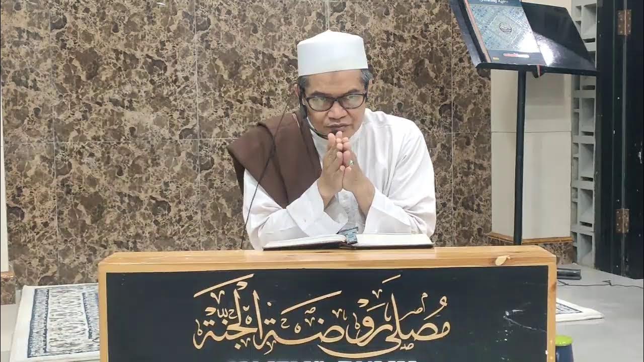 Pengajian Rutin Jumat Malam Sabtu KH. DR. AHMAD FUDHAILI MA. kitab Adabul Mufrad - YouTube