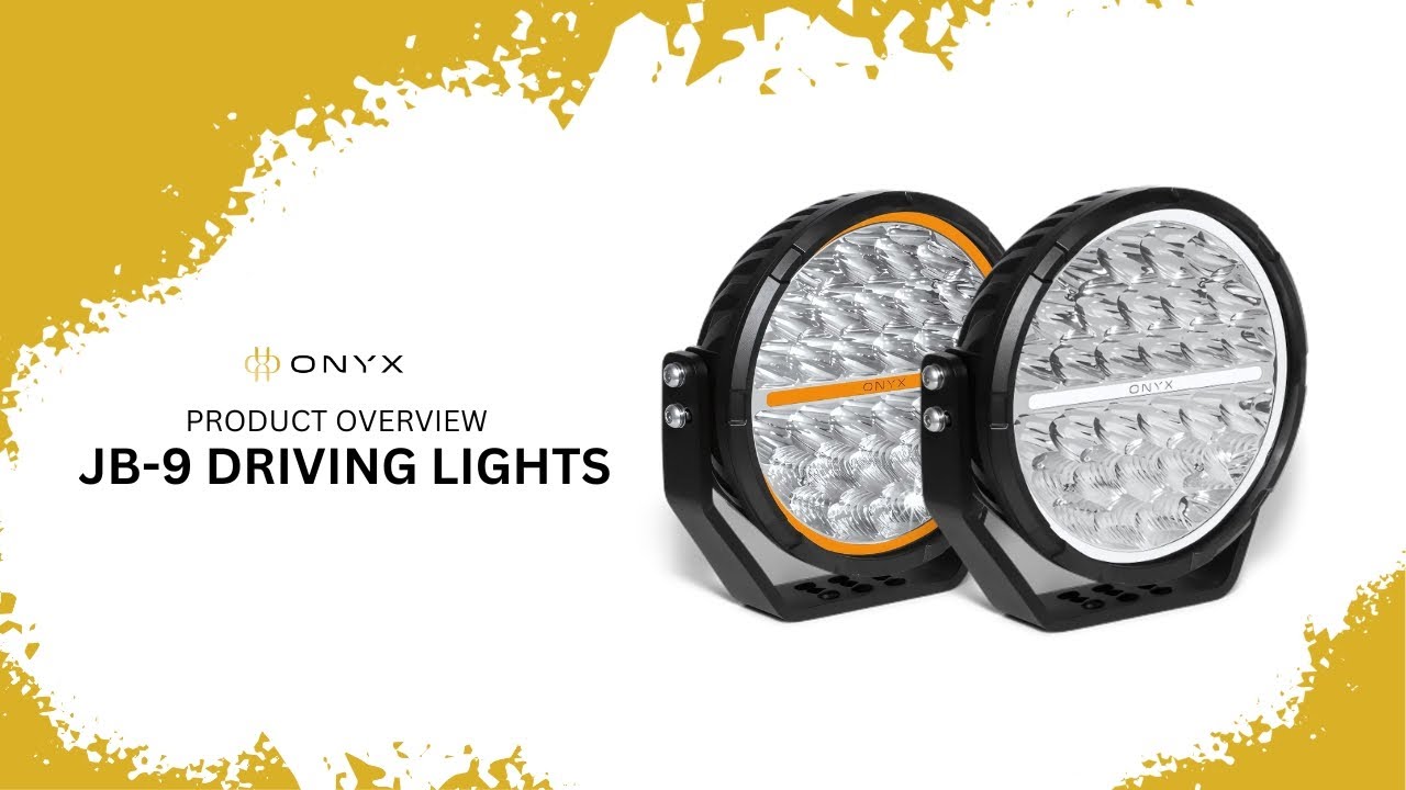 ONYX Lights JB-9 Driving Lights | Product Overview - YouTube