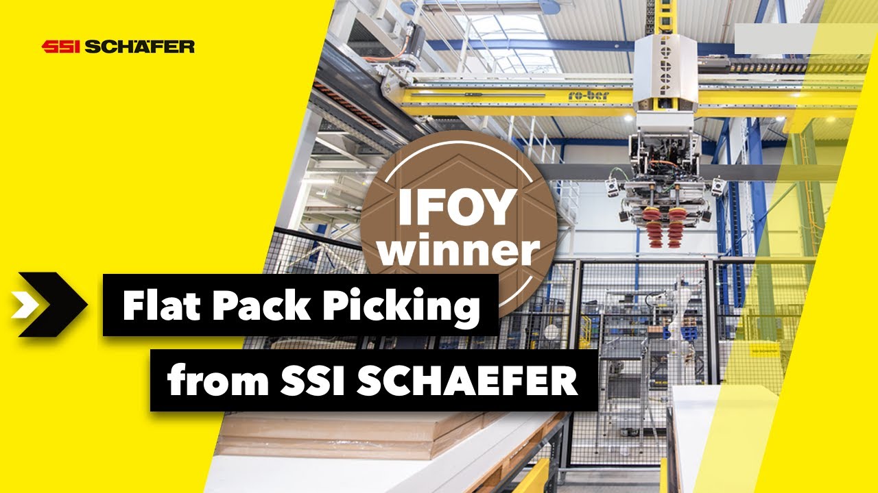 Modern Order Fulfillment for the Furniture Industry: Flat Pack Picking from SSI SCHAEFER - YouTube