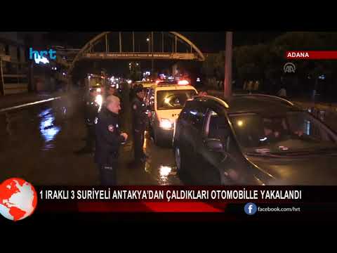 1 Iraklı 3 Suriyeli Antakya’dan çaldıkları otomobille yakalandı