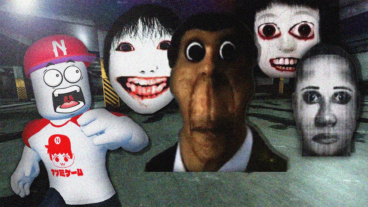 一度は見たことあるホラー画像たちが襲ってくるロブロックスで逃げよう！！【 ROBLOX / ロブロックス 】 - YouTube