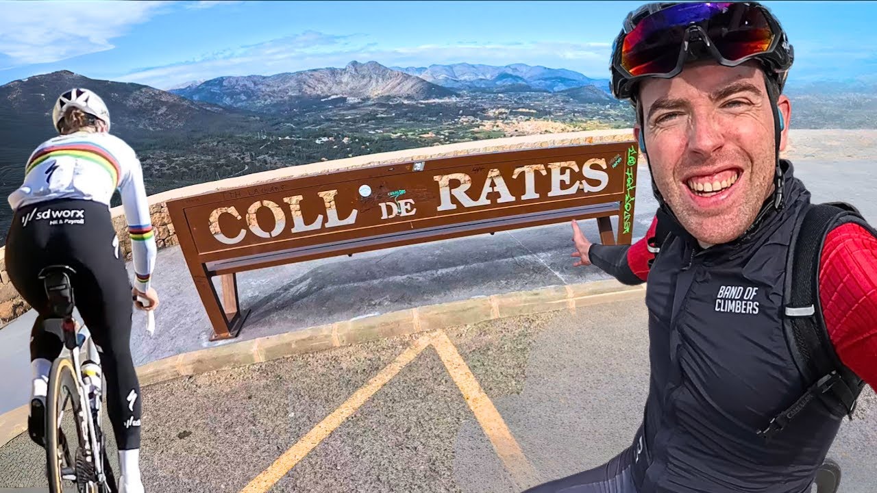 Hill Climber "rates" the Coll de Rates! (We saw the World Champion ...