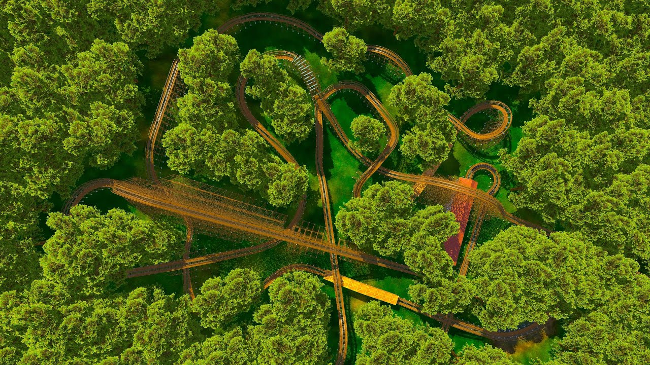 Crusader Front Row POV | Massive Wooden Terrain Coaster | NoLimits 2 ...