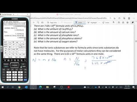 8 12 Calculate number of particles present moles ions and atoms oh my ...