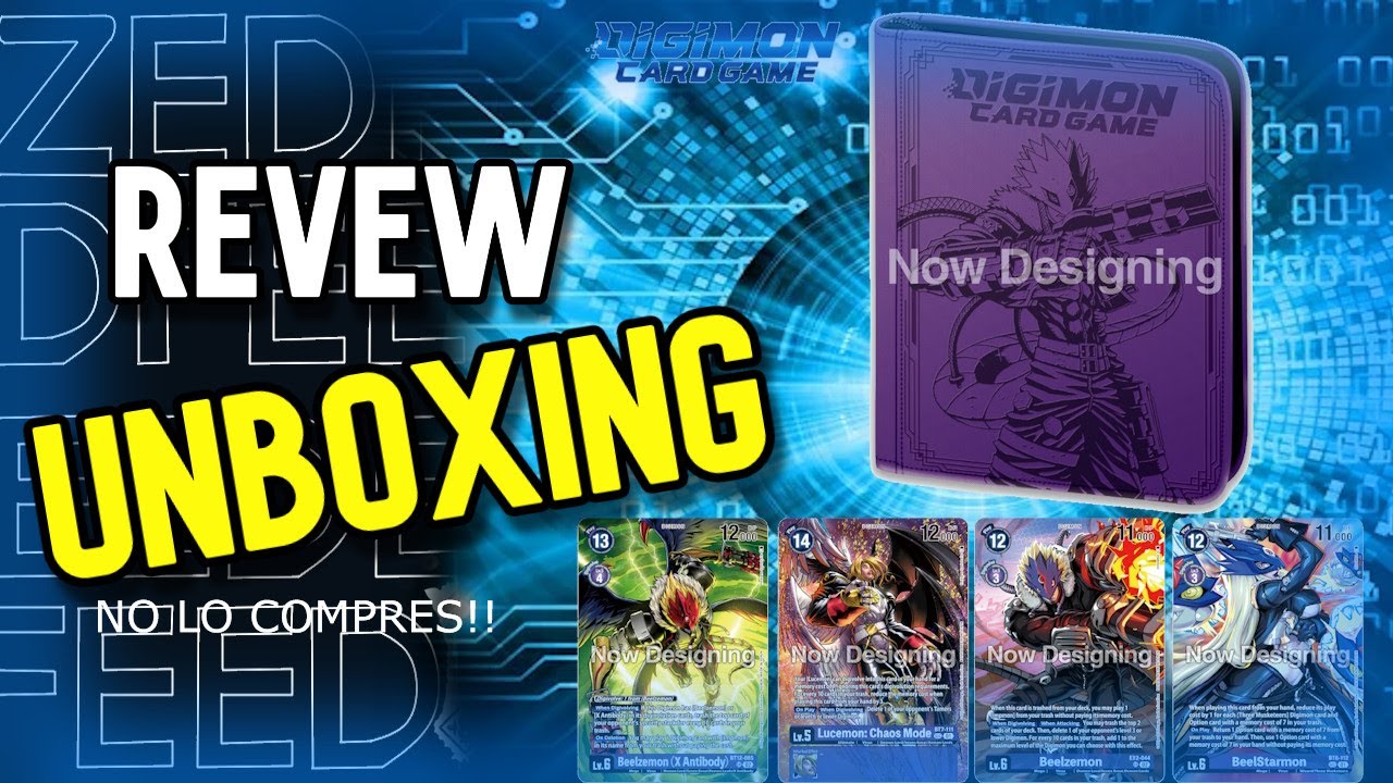 Digimon TCG: No la Compres Antes de ver este Video Premium Binder Set ...
