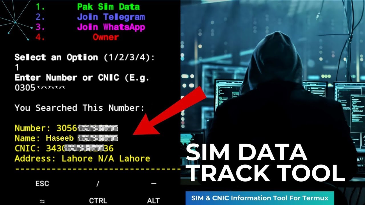 Pakistani Sim Owner Details Tools For Termux | OP Hacker Stdio - YouTube
