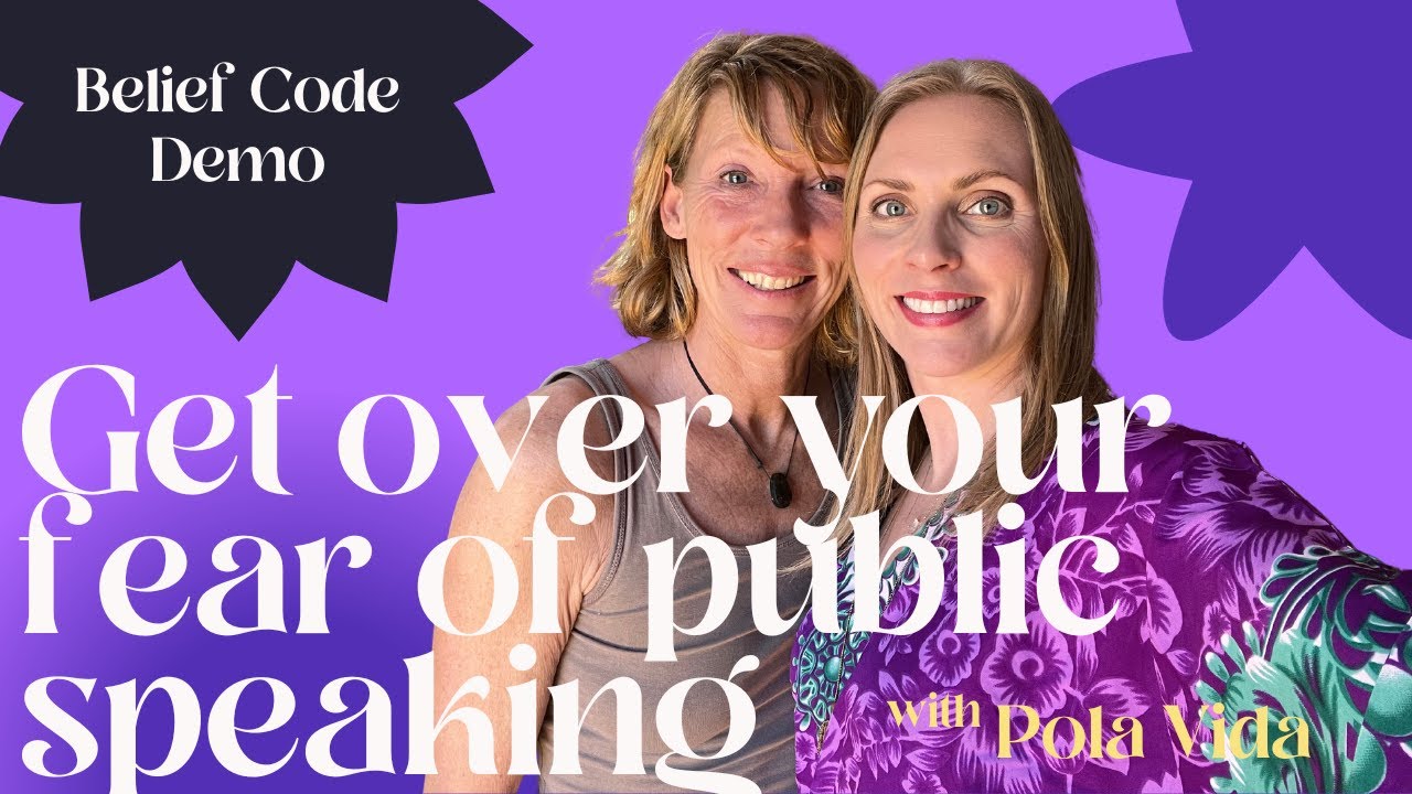 How to get over stage fright using the Belief Code - YouTube