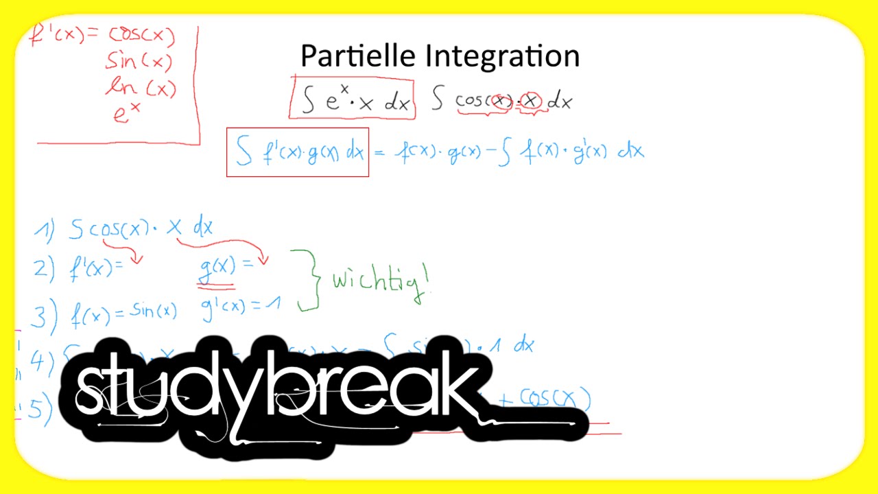 Partielle Integration | Wirtschaftsmathematik - YouTube