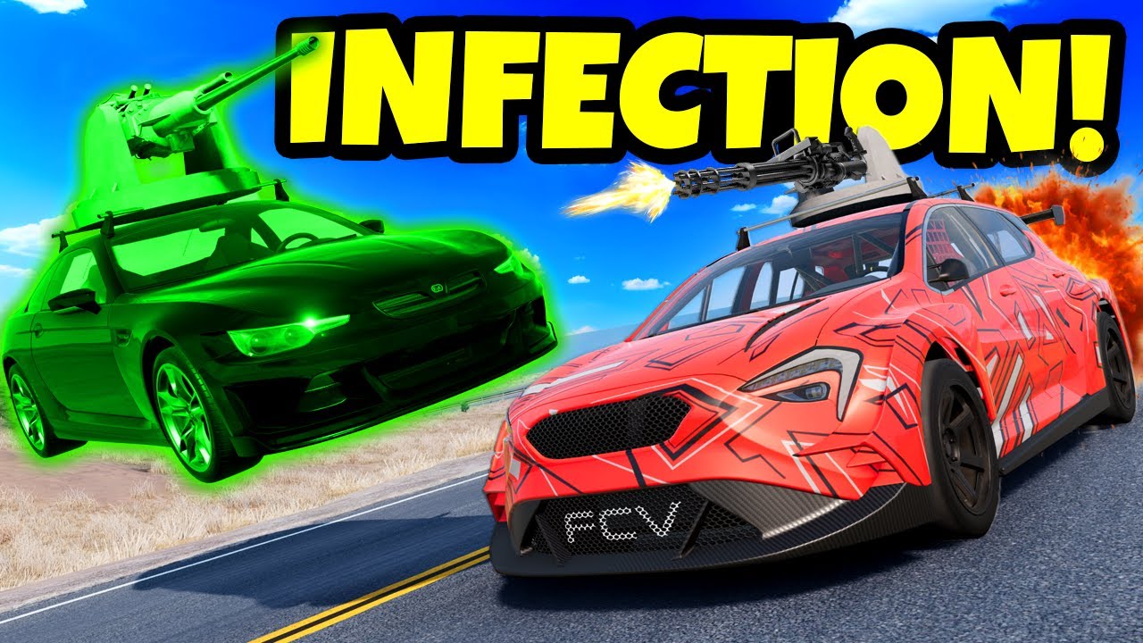 INFECTION Hide and Seek But with Cars With Guns in BeamNG Drive Mods ...