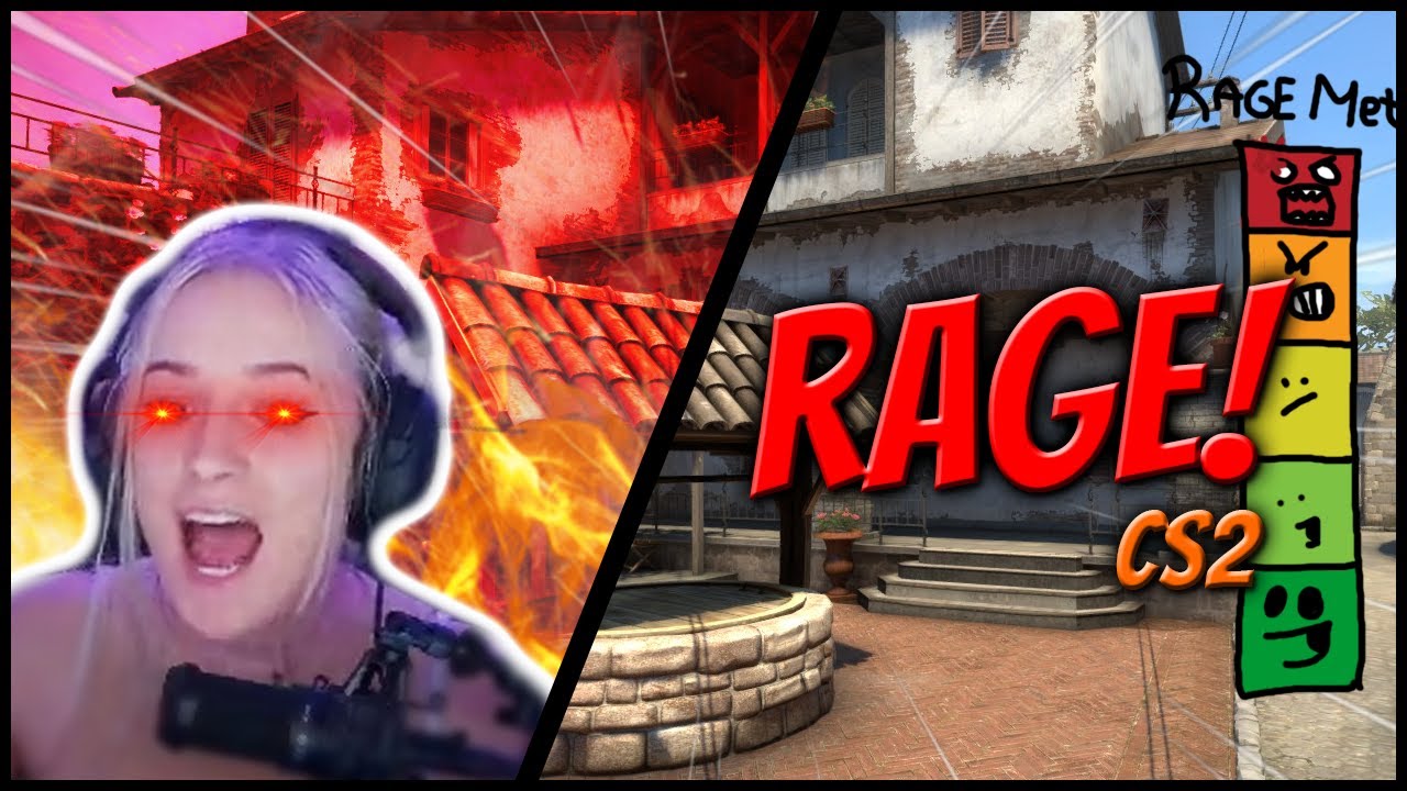 GIRL EXTREME RAGE in CS2 - YouTube