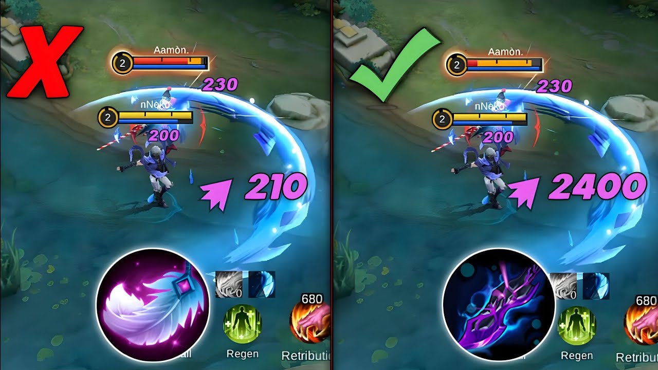 TRY THIS AAMON HIGH LEVEL BASIC ATTACK DAMAGE!!! auto delete enemy - YouTube