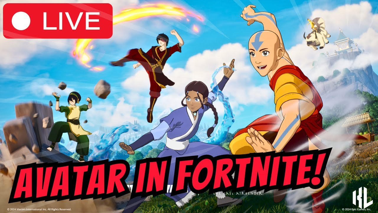 🔴 LIVE: AVATAR THE LAST AIRBENDER IN FORTNITE #Fortnite - YouTube
