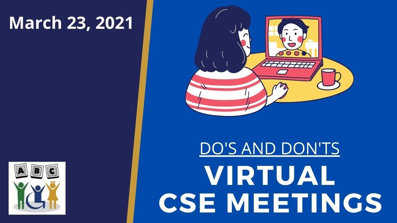 Do's and Don'ts for Participating in Virtual CSE Meetings - YouTube