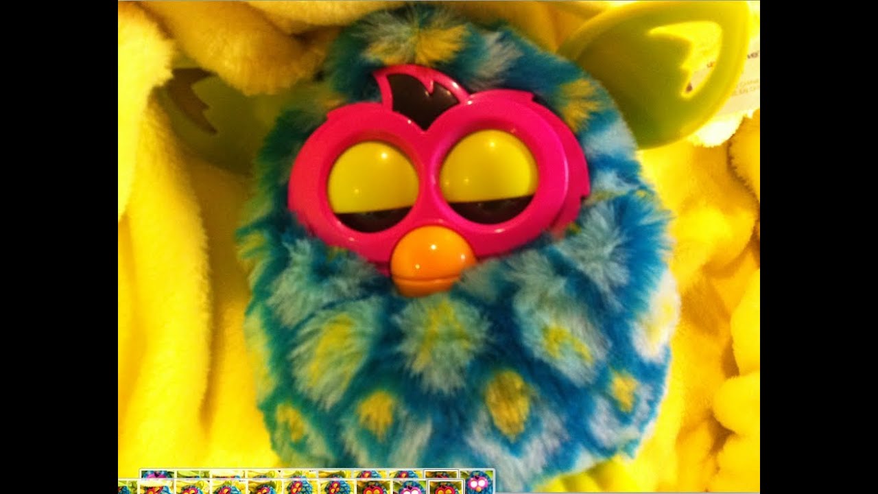 Furby Boom Tutorial: 3 year old girl teach how to go washroom for Furby ...