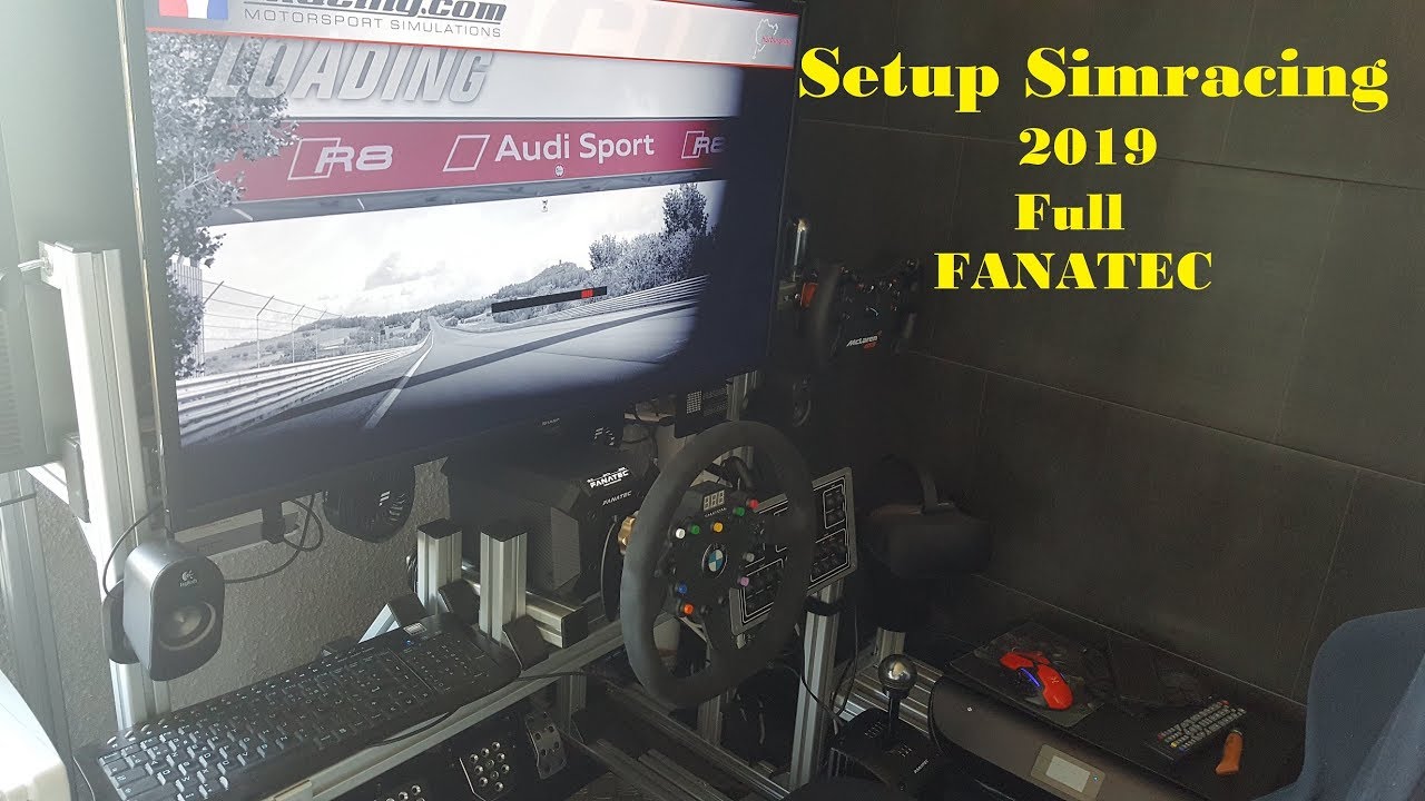 Setup Simracing 2019 - Full FANATEC - YouTube