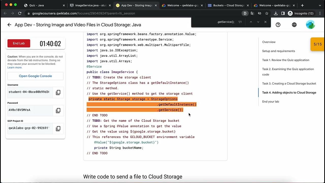 App Dev - Storing Image and Video Files in Cloud Storage: Java - YouTube
