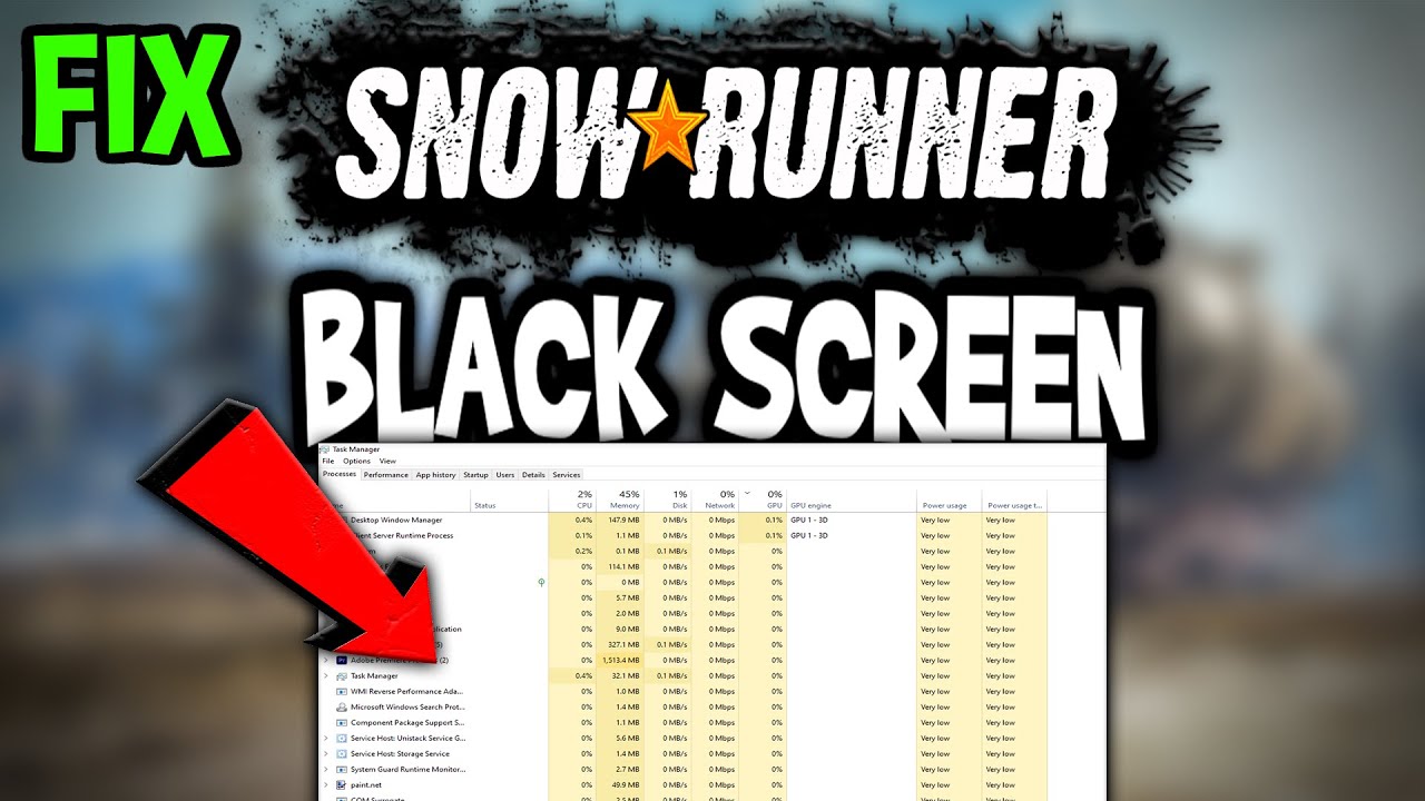 Snowrunner – How to Fix Black Screen & Stuck on Loading Screen - YouTube