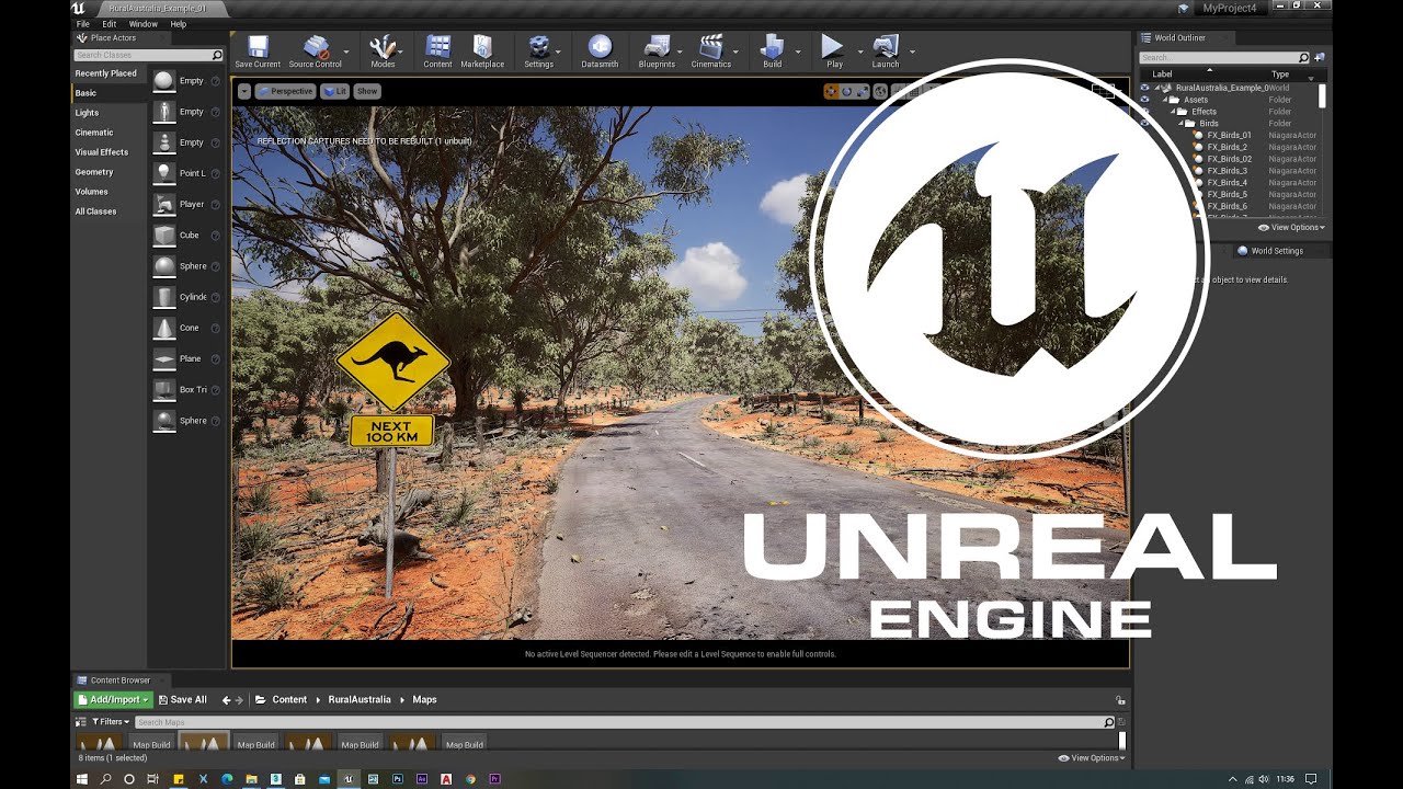 Rural Australia | Unreal Engine Asset Overview | Real time with RTX ...