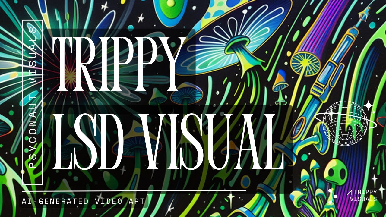 [4K UHD] Trippy AI Visuals for Psychedelic Trips | Perfect Party ...
