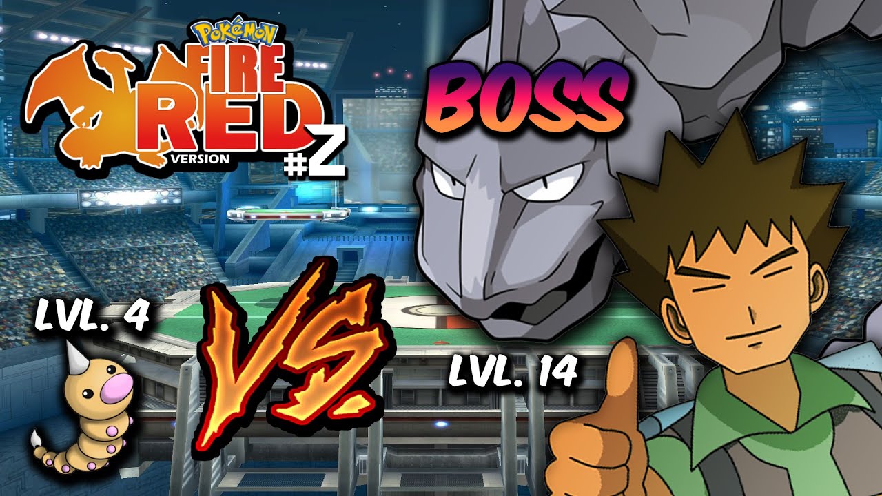 4 SEVİYE WEEDLE VS 14 SEVİYE ONIX! (Pokemon Fire Red 2. Bölüm) - YouTube