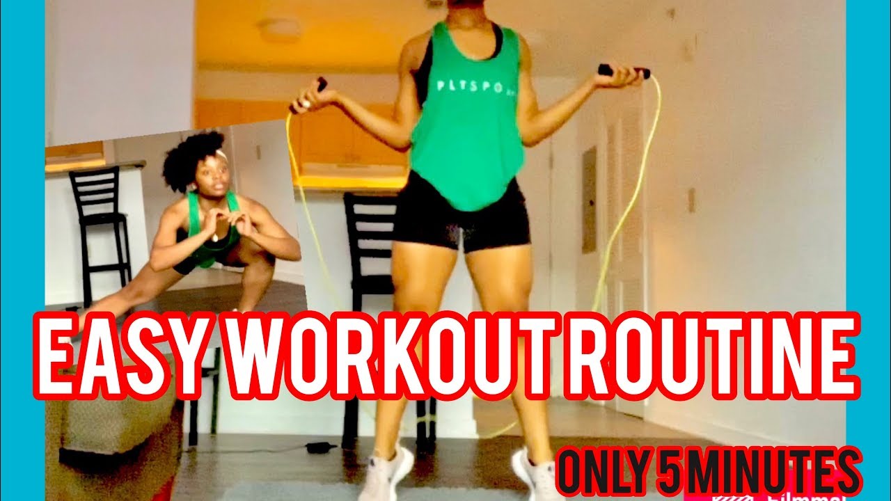 JUMP ROPE FOR 5 MINUTES EVERYDAY! Workout Routine *fast results* - YouTube