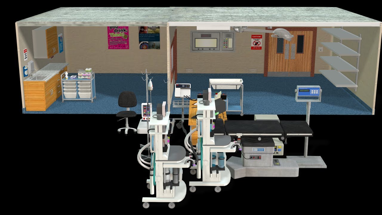 Operating Theatre props for Iclone 7 - YouTube