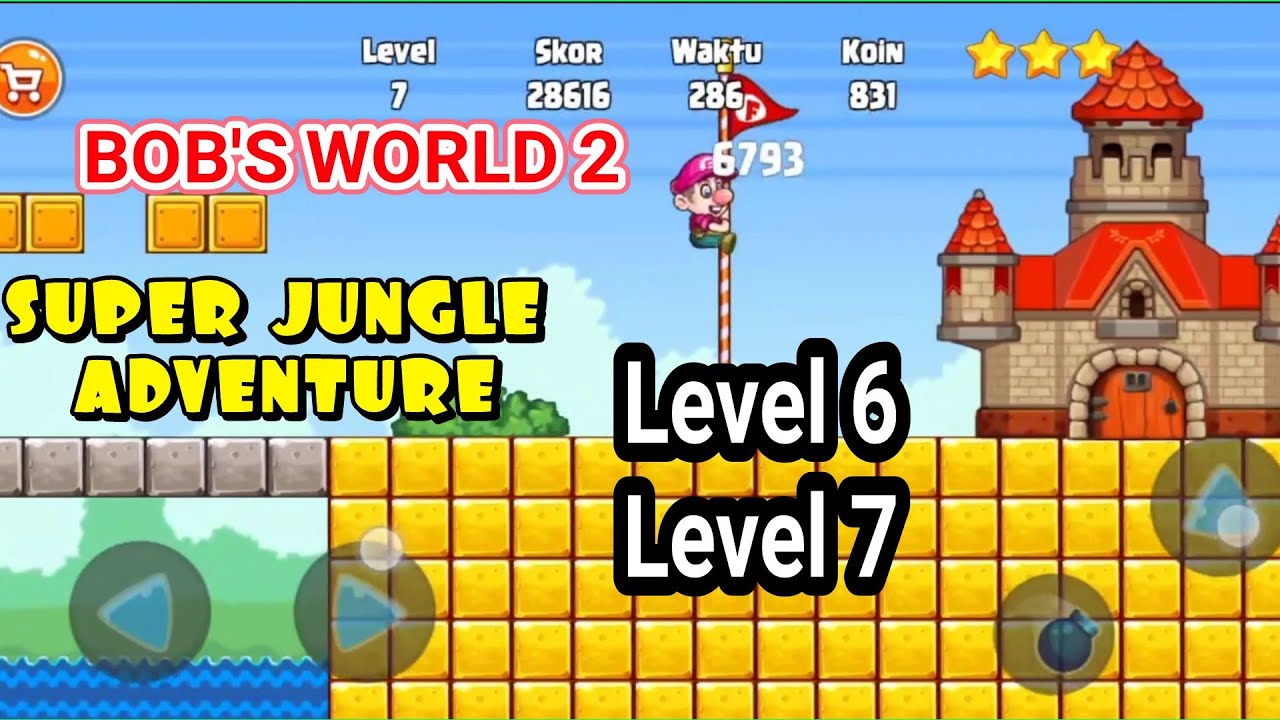 Bob's world 2 -Super Jungle Adventure Gameplay part 2 - YouTube