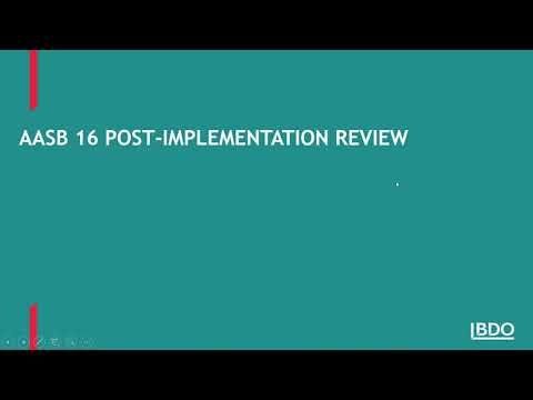 Next steps after implementing AASB 16 - YouTube